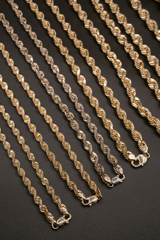 Shop Gold Rope Chains Online – Rope Chain LA